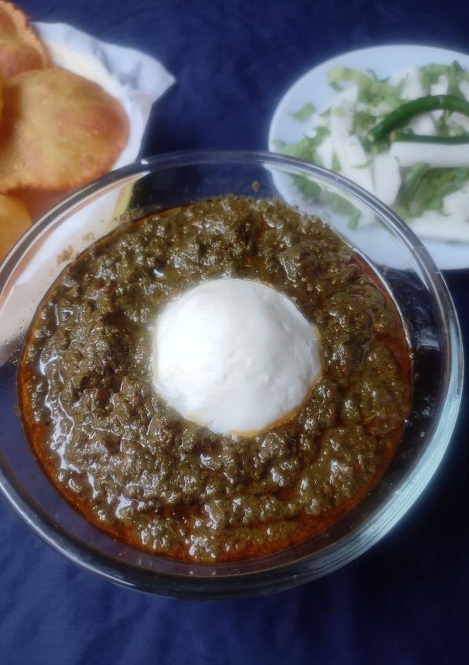 Sarson Ka Saag Recipe By Mothers Delight Cookpad