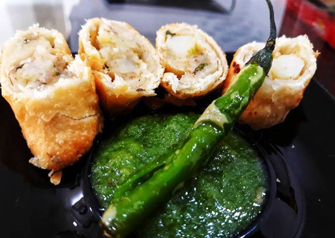 Potato Pinwheels Recipe by P. Poonam - Cookpad