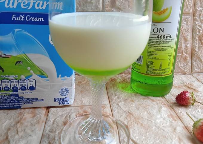 Resep Sirup marjan melon susu oleh Lucky Kitchen - Cookpad