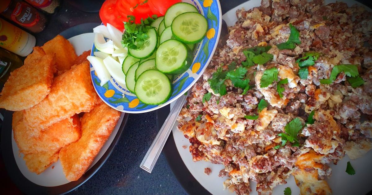 Beid Wa Lahmeh Inspired By Linda L Recipe 👌 Breakfast Food ! Recipe by ...
