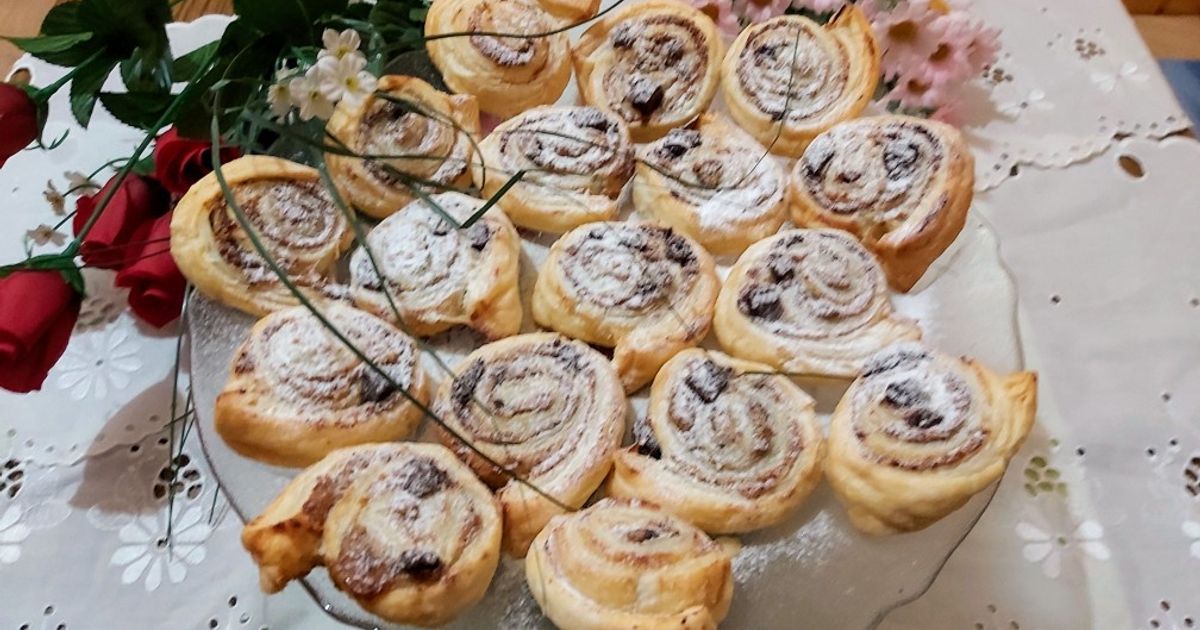 Leveles Tésztából Lekváros, Diós, Csokis Csiga 🐌🐌🐌 | Andi1980 receptje ...