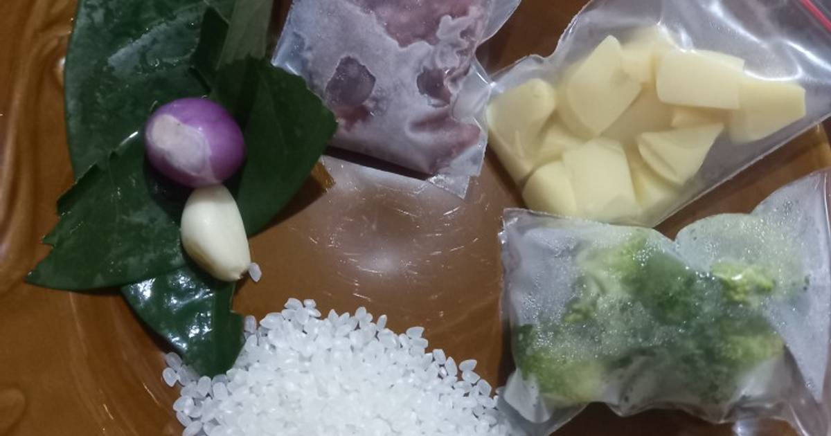 Resep MPASI 6 BLN 7 HARI DAGING GILING SAPI,TOFU,BROKOLI oleh its me ...