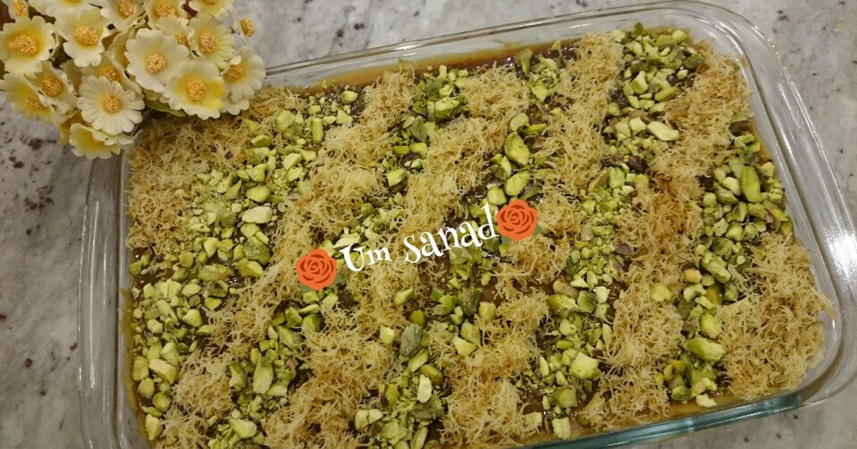 طريقة عمل حلى التوفي بالكنافه الخشنه من 🌹Maram🌹Um sanad🌹 - كوكباد