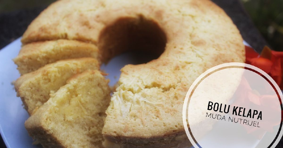 Resep Bolu Kelapa Muda Nutrijel oleh JheNie - Cookpad