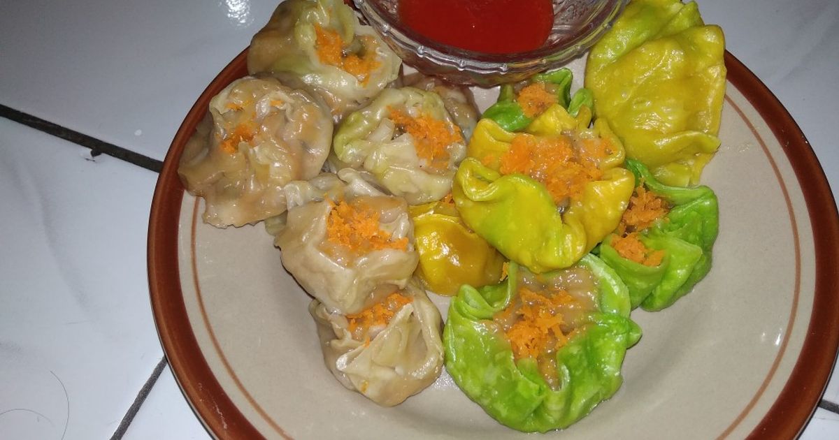 Resep Dimsum Udang Sayur oleh Donna Elika - Cookpad