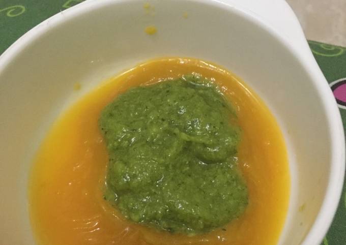 Resep Puree labu kuning dan brokoli oleh nuriko sierra haezel - Cookpad