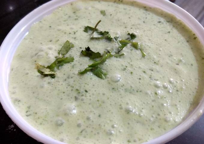 Coriander raita Recipe by Neha123 - Cookpad