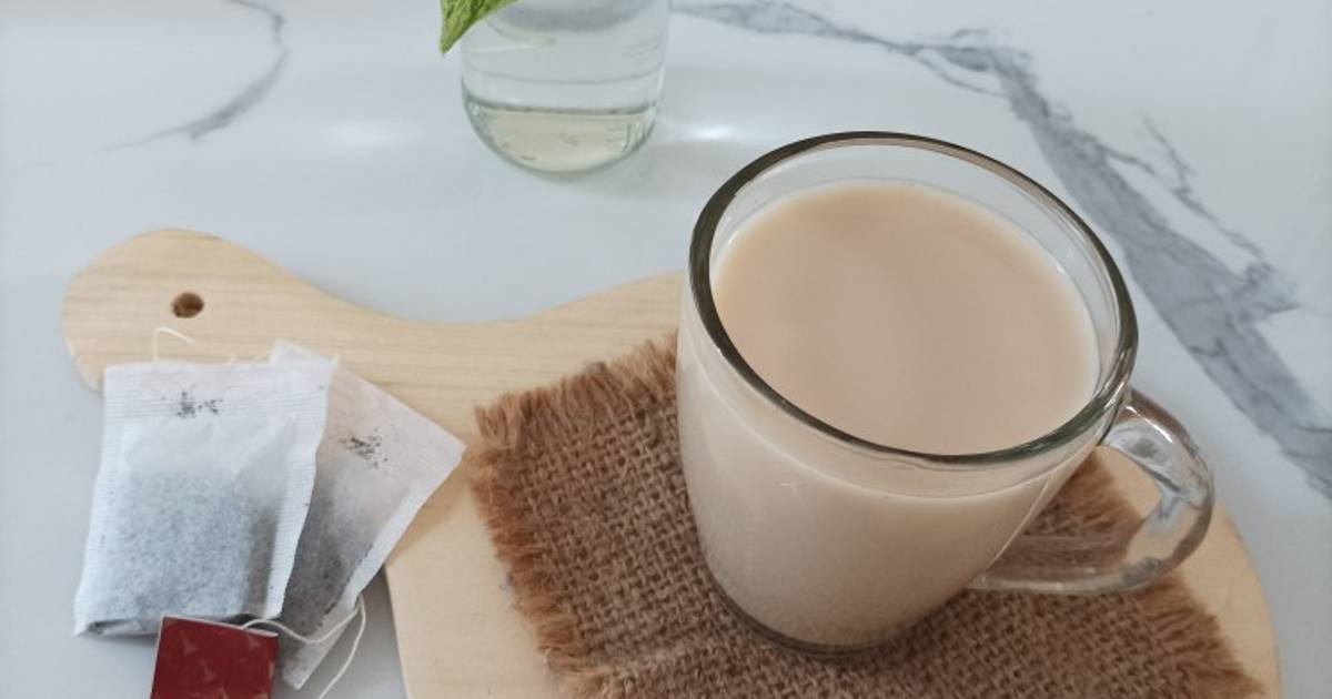 Resep Teh susu hangat oleh Bunda Olla - Cookpad