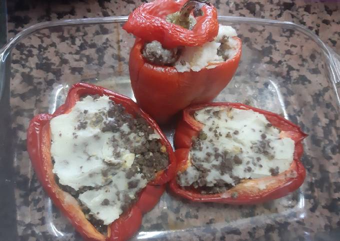 Morrones rojos rellenos Receta de Virginia Rivero 🇺🇾- Cookpad