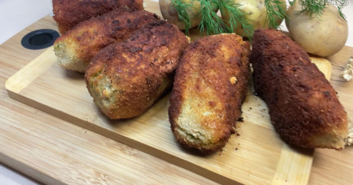 Homemade Crispy Potato Croquettes Recipe Recipe by Culinates "English"