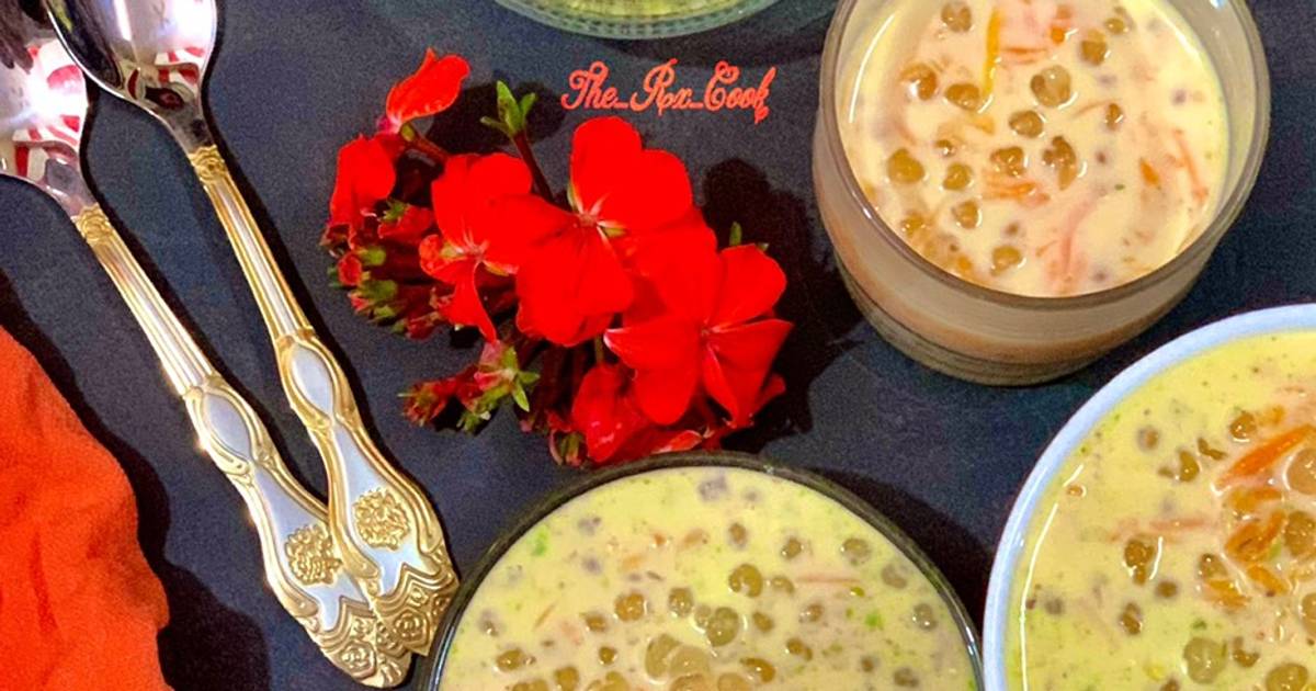 Tapioca Carrot Kheer Recipe by The_Rx_Cook - Cookpad