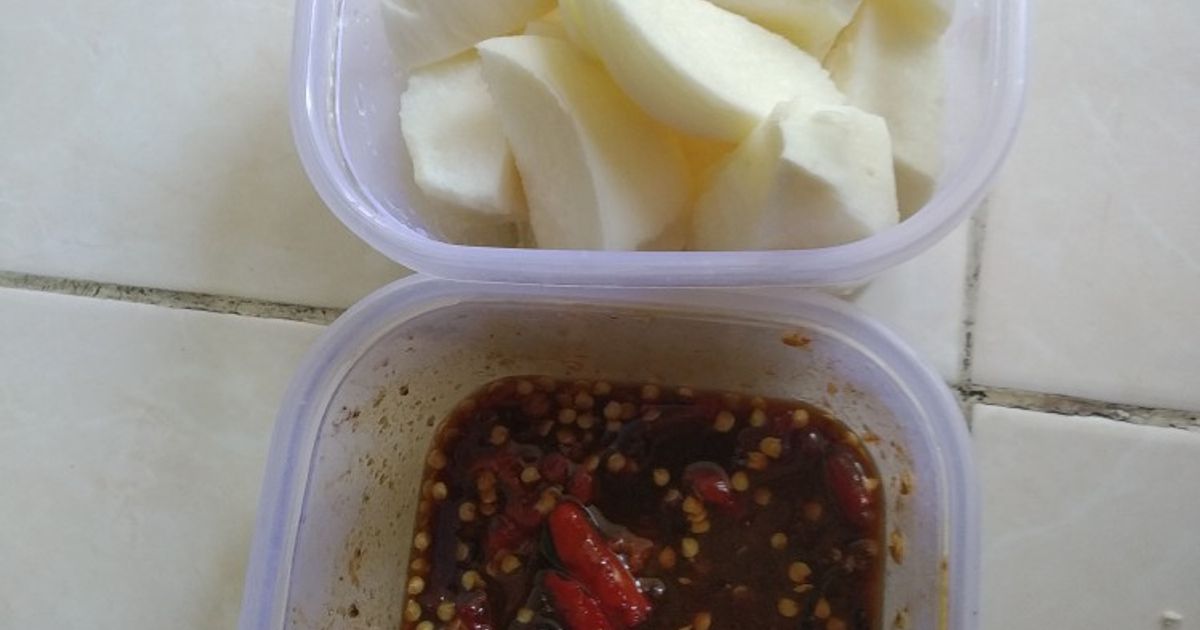 Resep Rujak Colek Bengkuang oleh Juni👨‍👩‍👧‍👦 - Cookpad