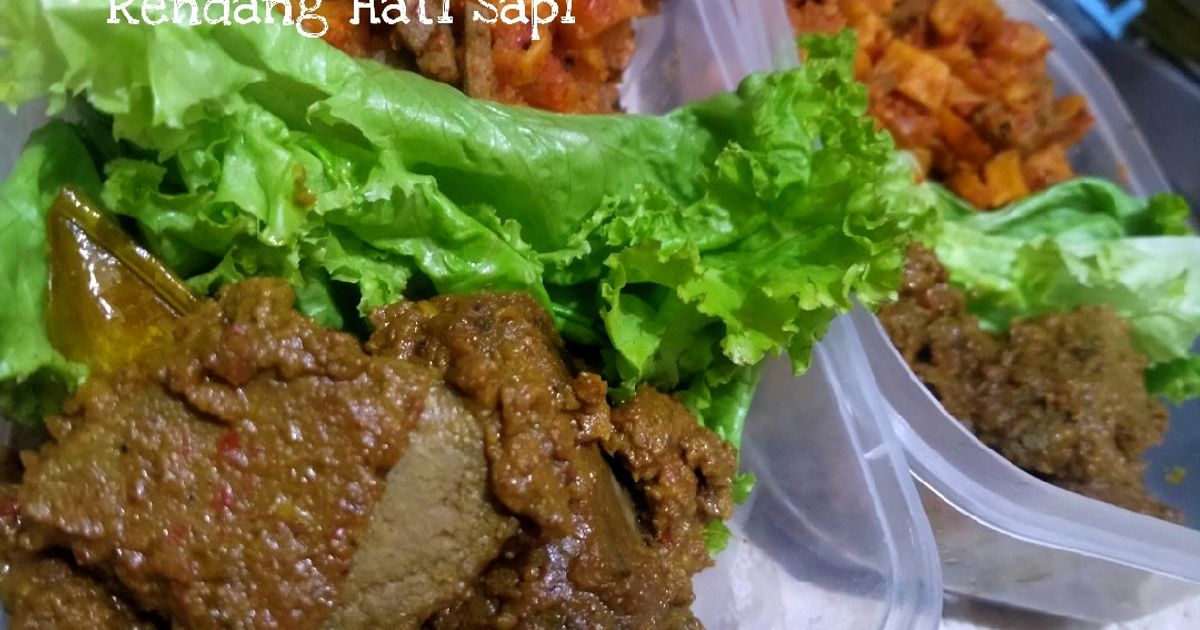 Resep rendang hati sapi rumahan enak dan mudah - Cookpad