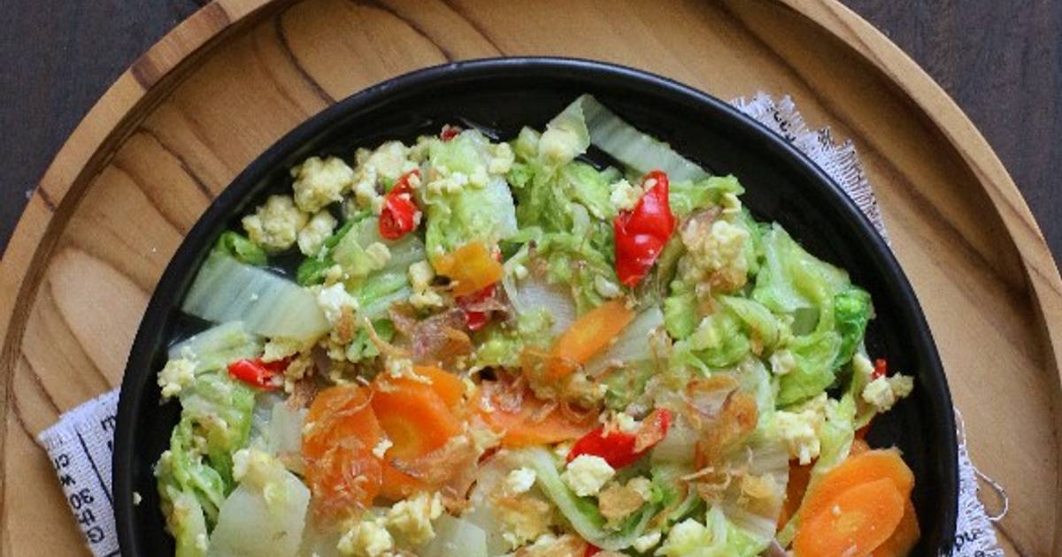 Resep Oseng Sawi Putih Wortel Telur (bumbu simpel) oleh Diana Nurjanah ...