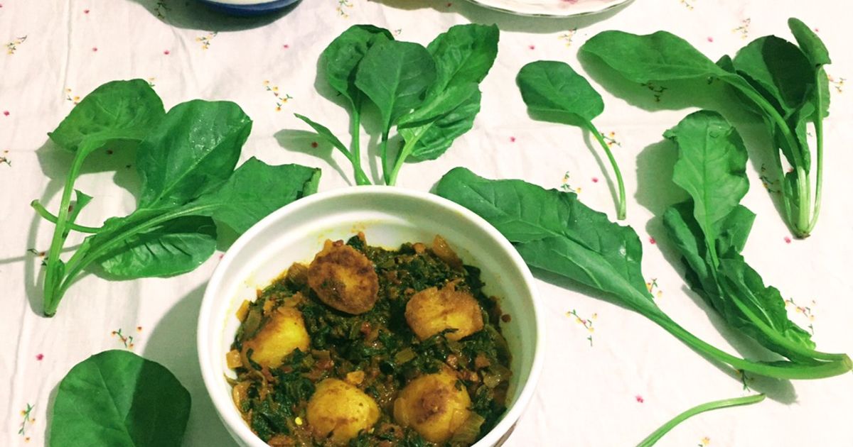 Palak Aloo Recipe by Sudipa Gope - Cookpad