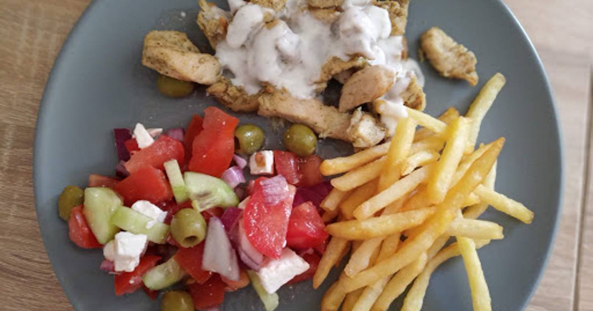 Gyros tál recept - 99 recept - Cookpad receptek