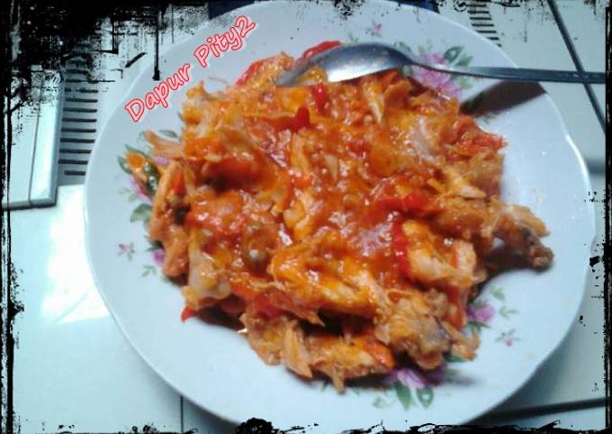 Resep Ayam Suir Saos Asam Pedas Oleh Muzaidatul Pity2 Cookpad