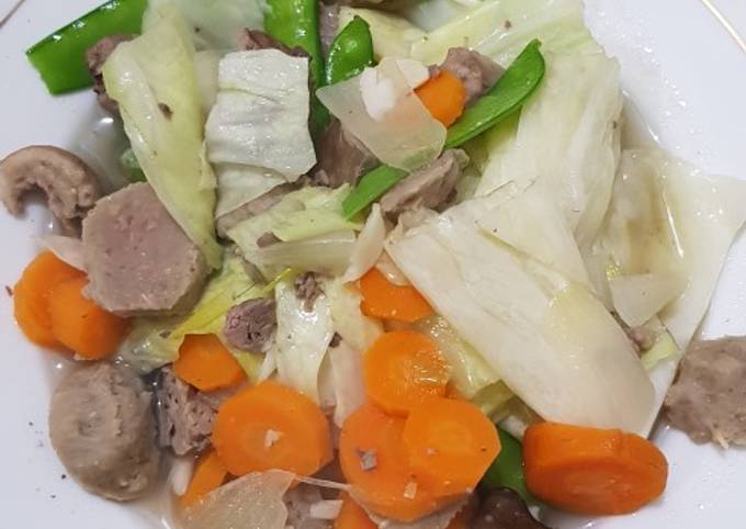 Resep Cap Cay Minimalis oleh lily - Cookpad