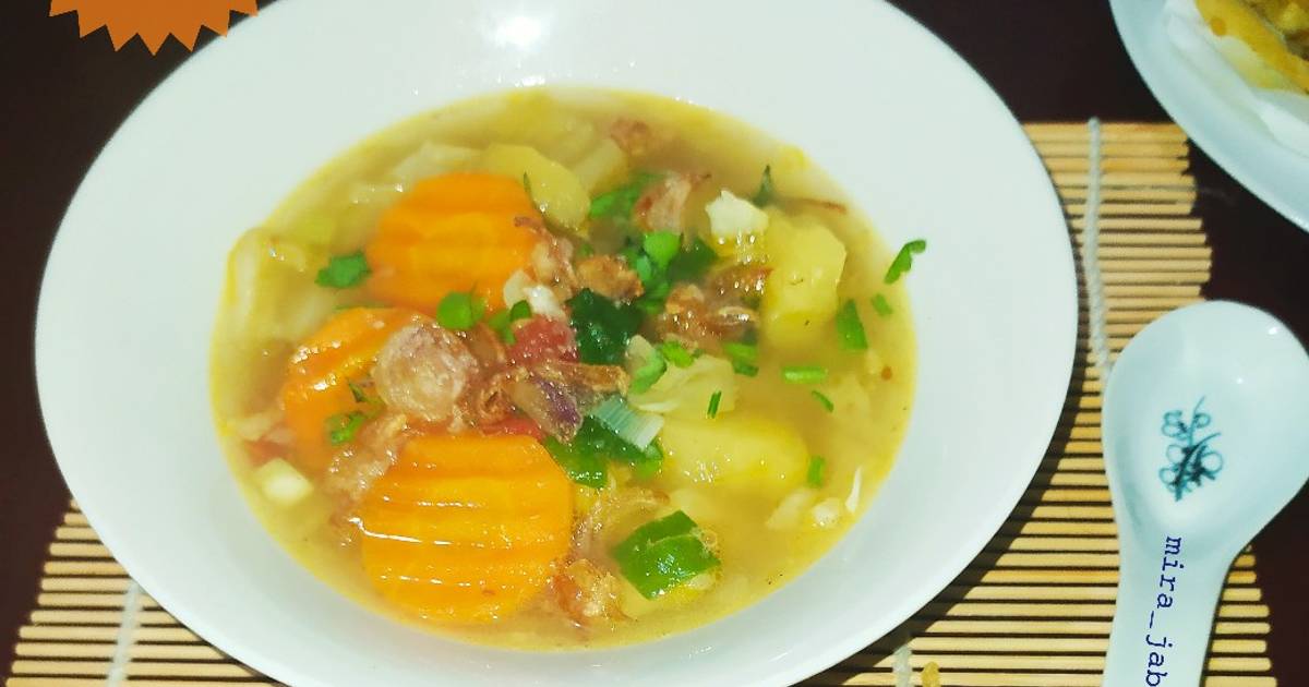 23 resep sop sayuran ebi enak dan mudah - Cookpad