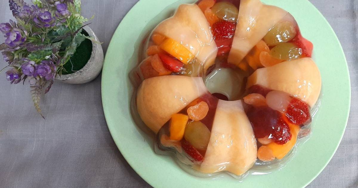 39 resep puding nutrijel anggur lengkeng enak dan mudah - Cookpad