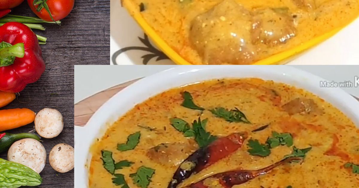 Kadhi Pakoda Recipe/ Soft Pakoda Kadhi Recipe Recipe by Chhaya Chouhan ...