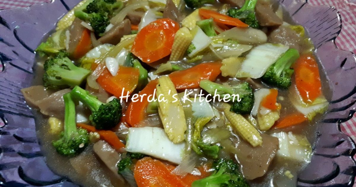 Resep capcay sederhana pakai saos rumahan enak dan mudah - Cookpad