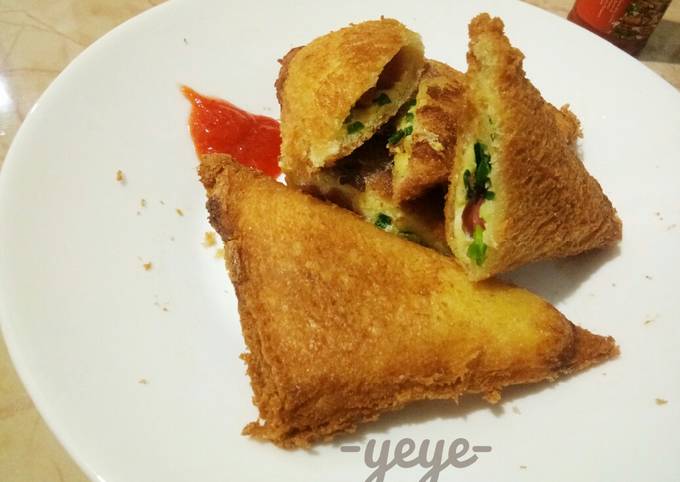 Resep Roti tawar goreng isi oleh Yeye - Cookpad