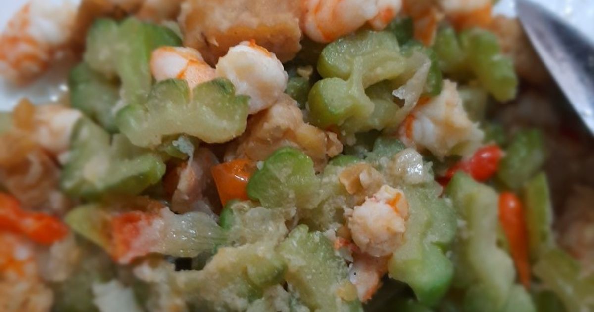 Resep Tumis Pare Udang Tempe oleh Dheaa Nicha - Cookpad