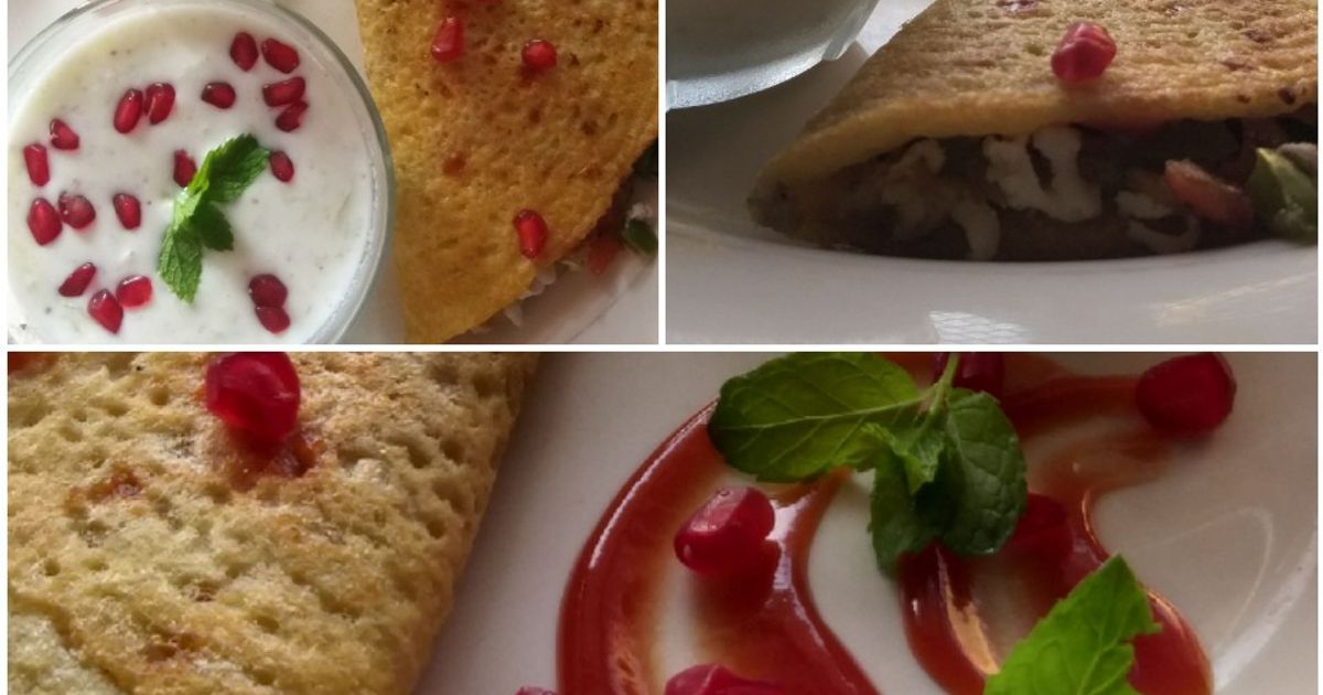 Moong Dal Cheese Cheela Recipe by Reema Jaswal - Cookpad