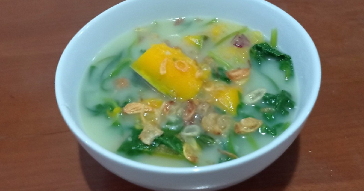 Resep Labu Kuning Masak Bobor Fibercreme oleh Utami Kristiono - Cookpad