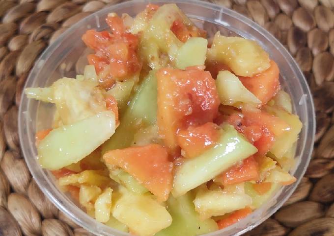 Resep Rujak Buah oleh Alinett_cooknfood - Cookpad