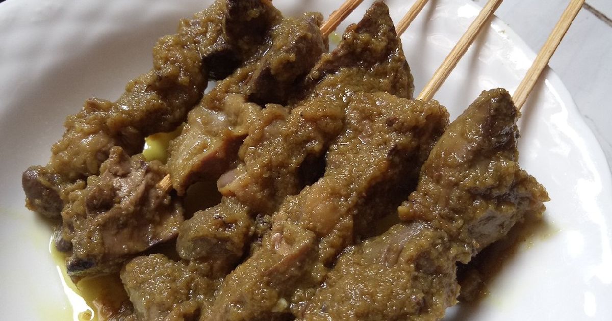 Resep Sate Ungkep Ati Ampela oleh Maylisha - Cookpad