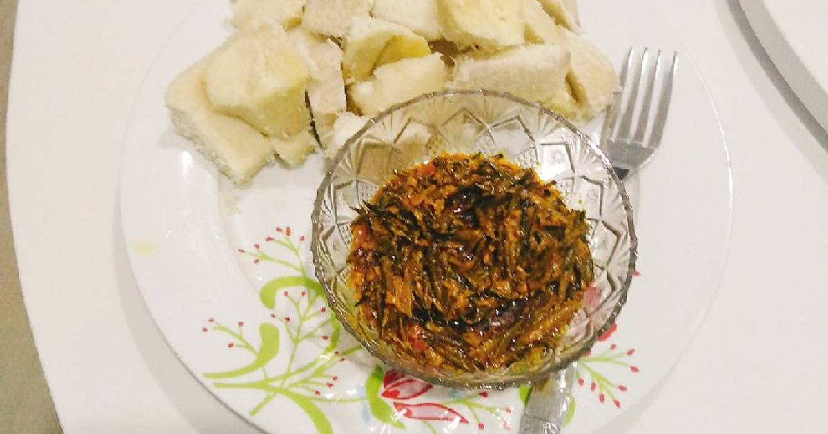 Yam and ugba souce Recipe by Blessing Dinkpa - Cookpad