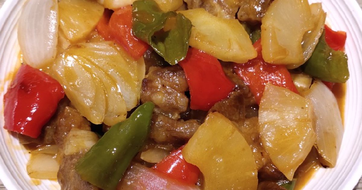 Pineapple Sweet And Sour Ribs Recipe By Meme