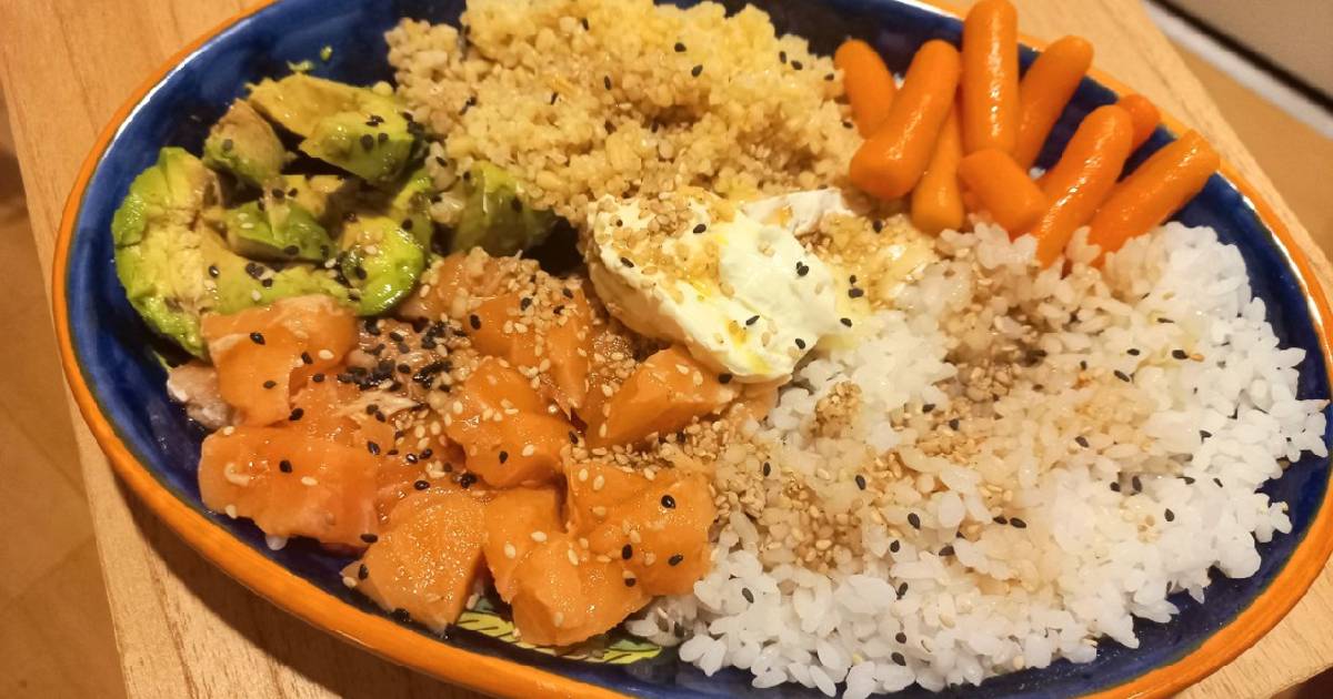 Poke bowl salado - 3 recetas caseras- Cookpad