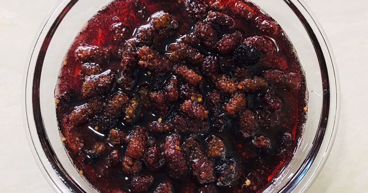 Resep Syirup Buah Murbei oleh Angela Litha - Cookpad