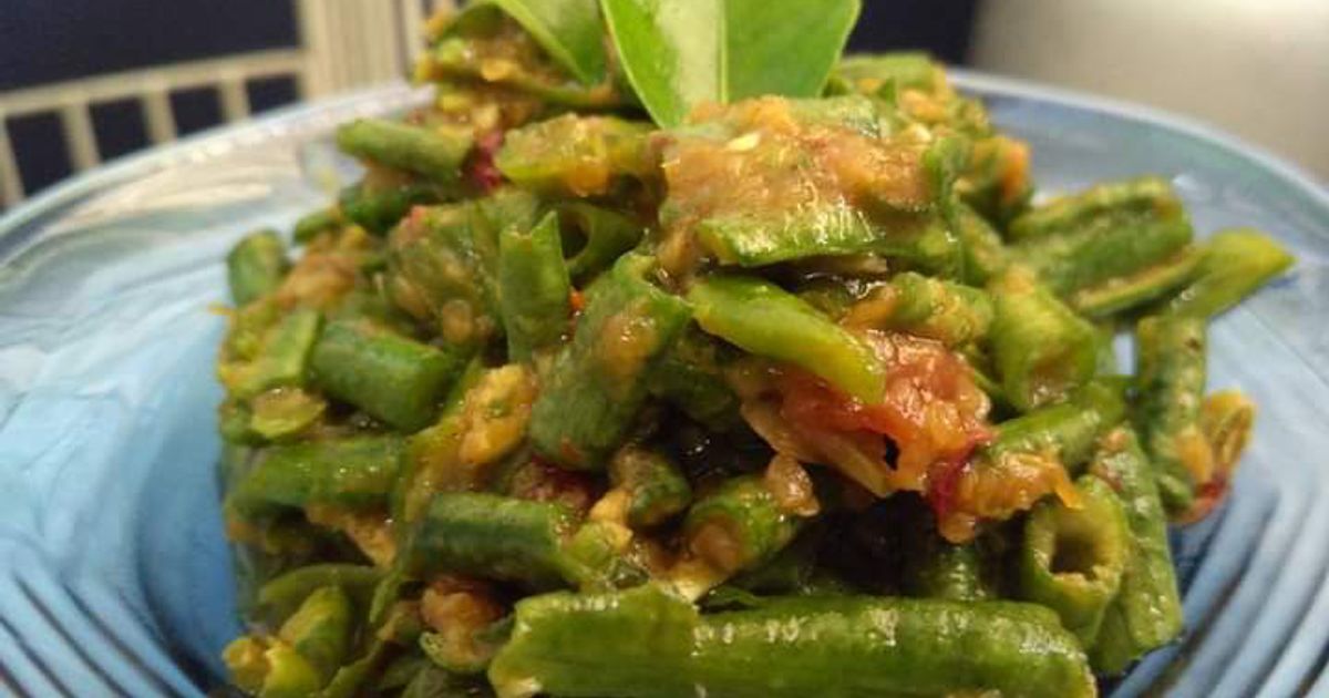 Resep karedok kacang panjang daun jeruk rumahan enak dan mudah - Cookpad