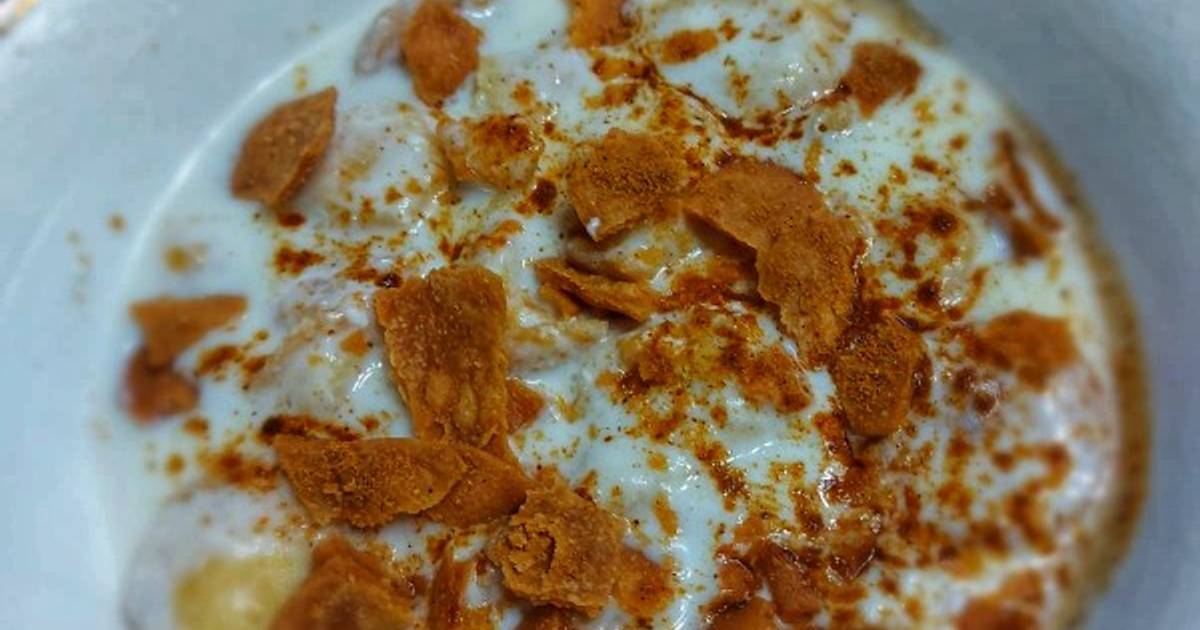 Meethi Dahi phulkiya Recipe by Maha Faraz - Cookpad