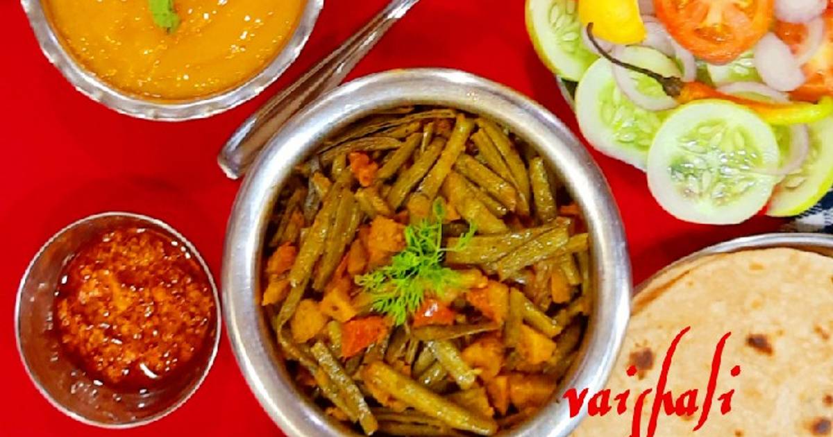 Vaishali Thaker દ્વારા રેસીપી ગુવાર નું શાક (Guvar Shak Recipe In ...