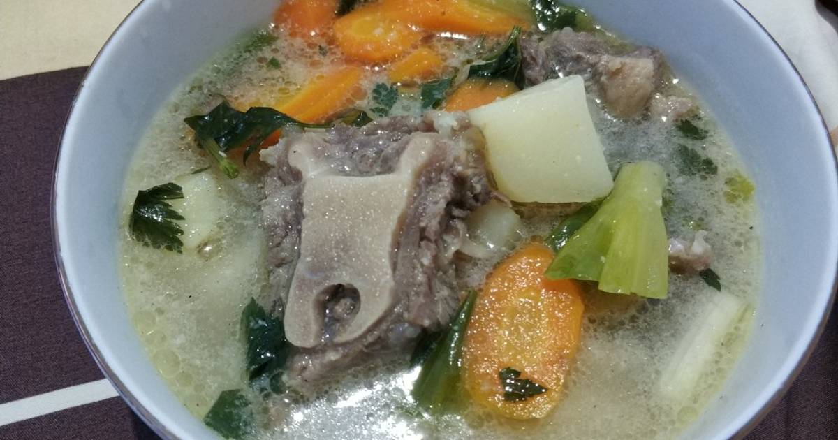 Resep Sop buntut sapi super simple 🐮 oleh Azalea Cookies - Cookpad