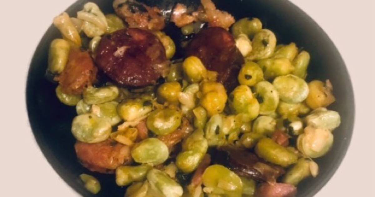 Fava Beans and Chorizo Recipe by lekaviar - Cookpad