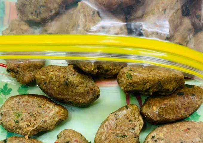 Frozen Beef Muthi Kabab (Make & Store) Recipe by MrsRiasat Ali - Cookpad