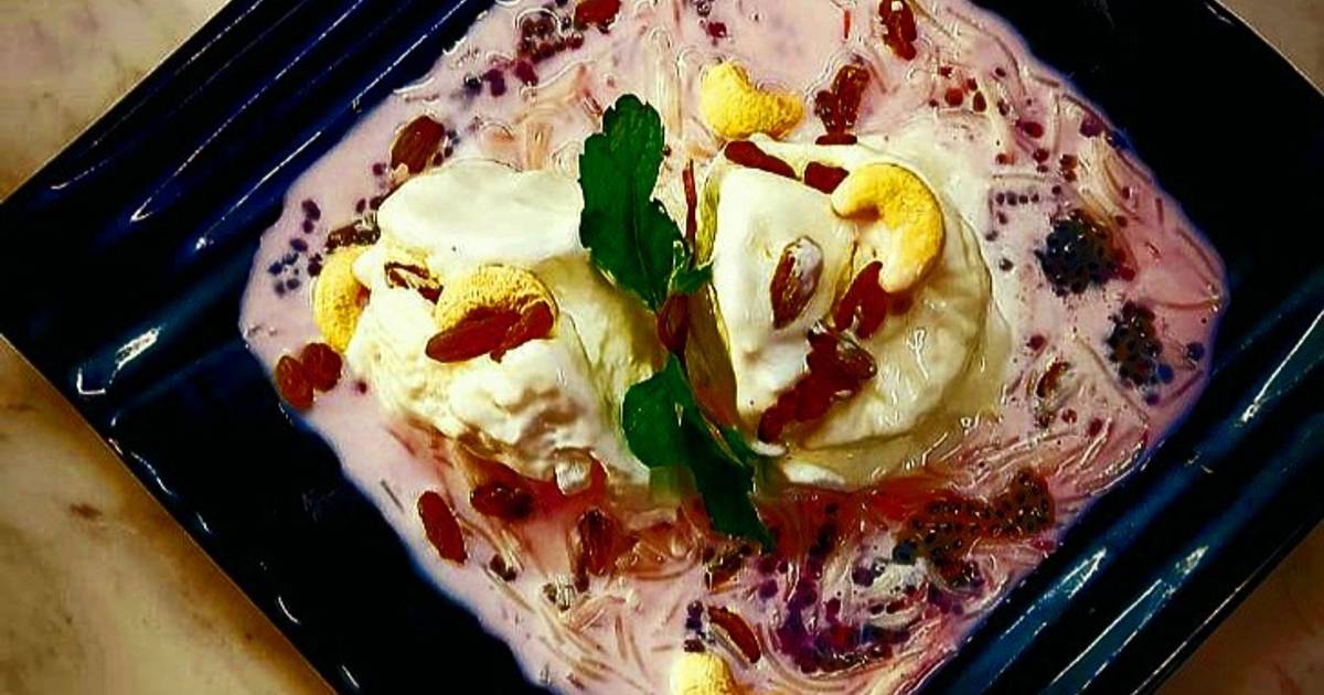 Dry Fruit Vanilla Ice cream with Kolah Recipe by Geeta Godhiwala - Cookpad