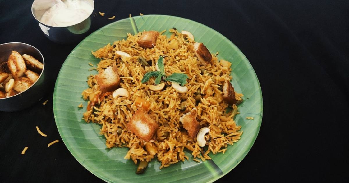 கல்யாண பிரிஞ்சி சாதம்(marriage style brinji rice recipe in tamil ...