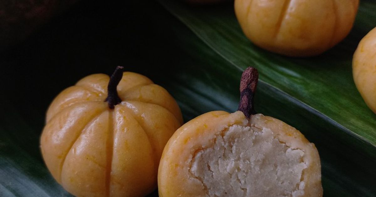 Resep Kue Ku (Kue Thok) Labu Kuning oleh Aprilia Hapsari - Cookpad
