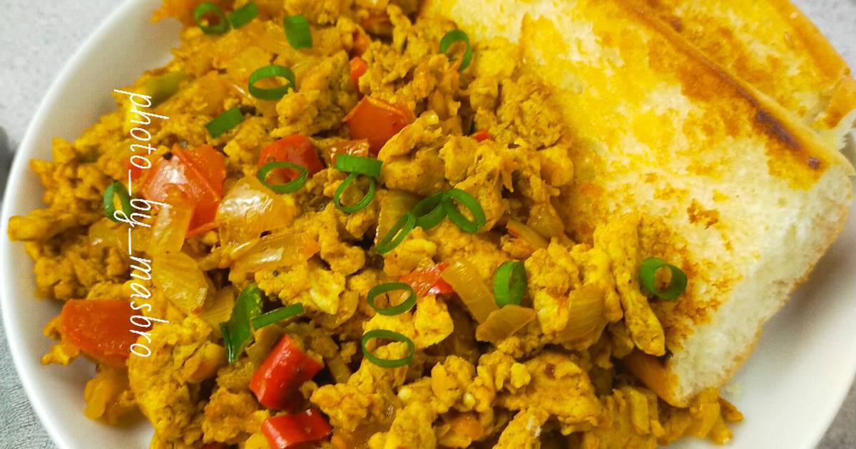 Resep Telur Orak-Arik Garam Masala oleh Mas Bro - Cookpad