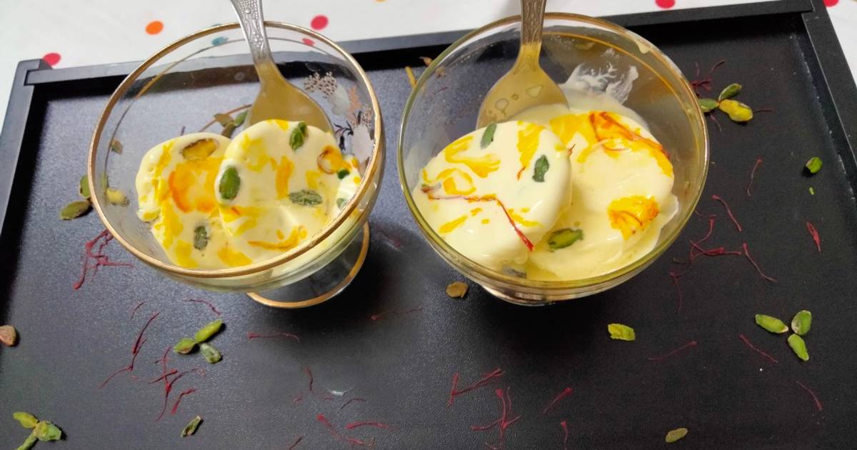 Kesar Pista Ice cream Recipe by Kalpana Rai - Cookpad