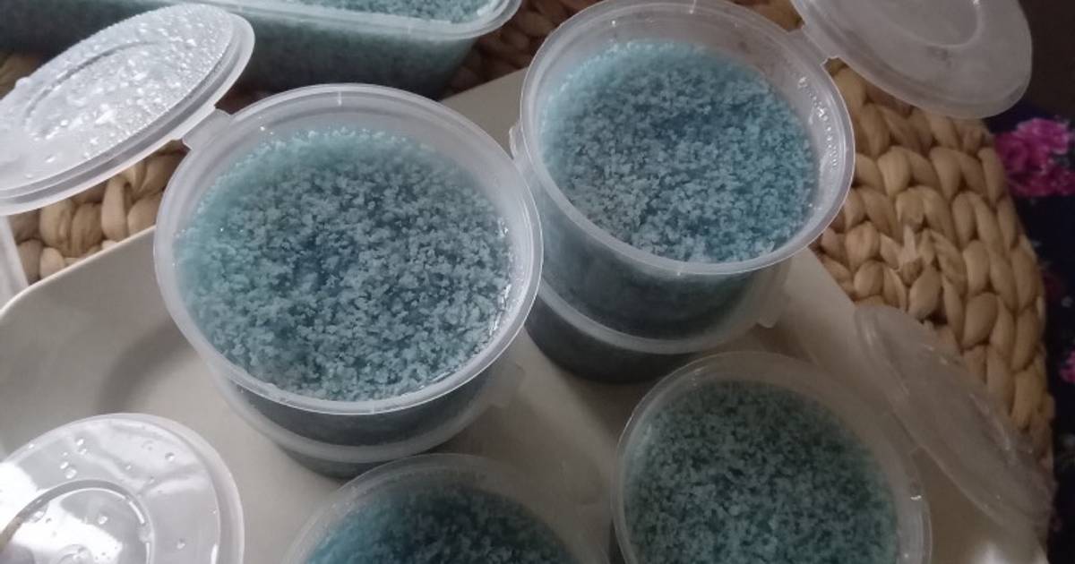 63 resep pudding lumut bunga telang enak dan mudah - Cookpad