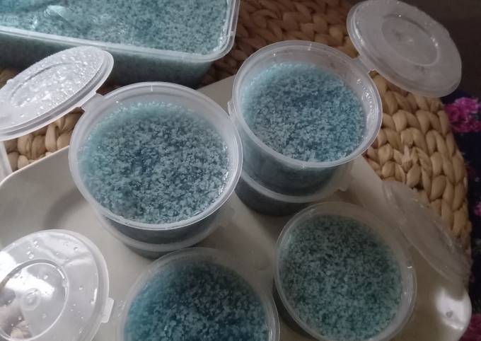 Resep Puding Lumut Bunga Telang oleh Siva Alesha_Kitchen - Cookpad