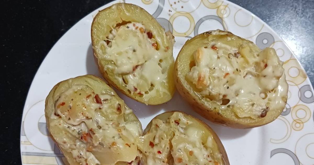 Twice cooked potatoes Recipe by Vidyashree - Cookpad